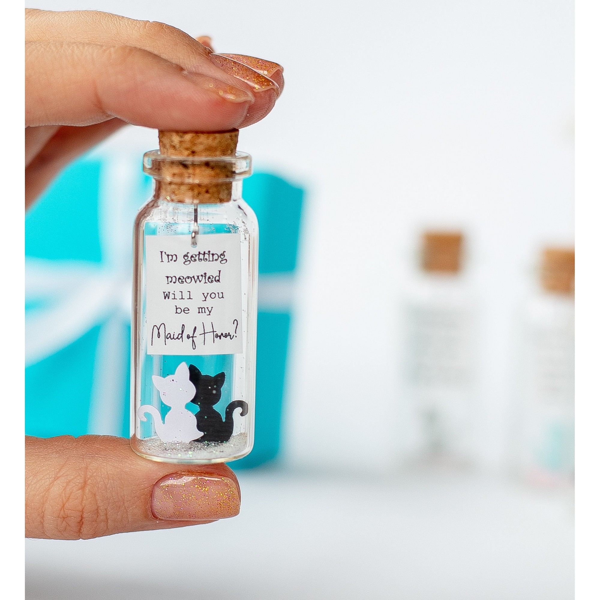 Maid of Honor Proposal Cute Cat Proposal Will you be my Bridesmaid ...