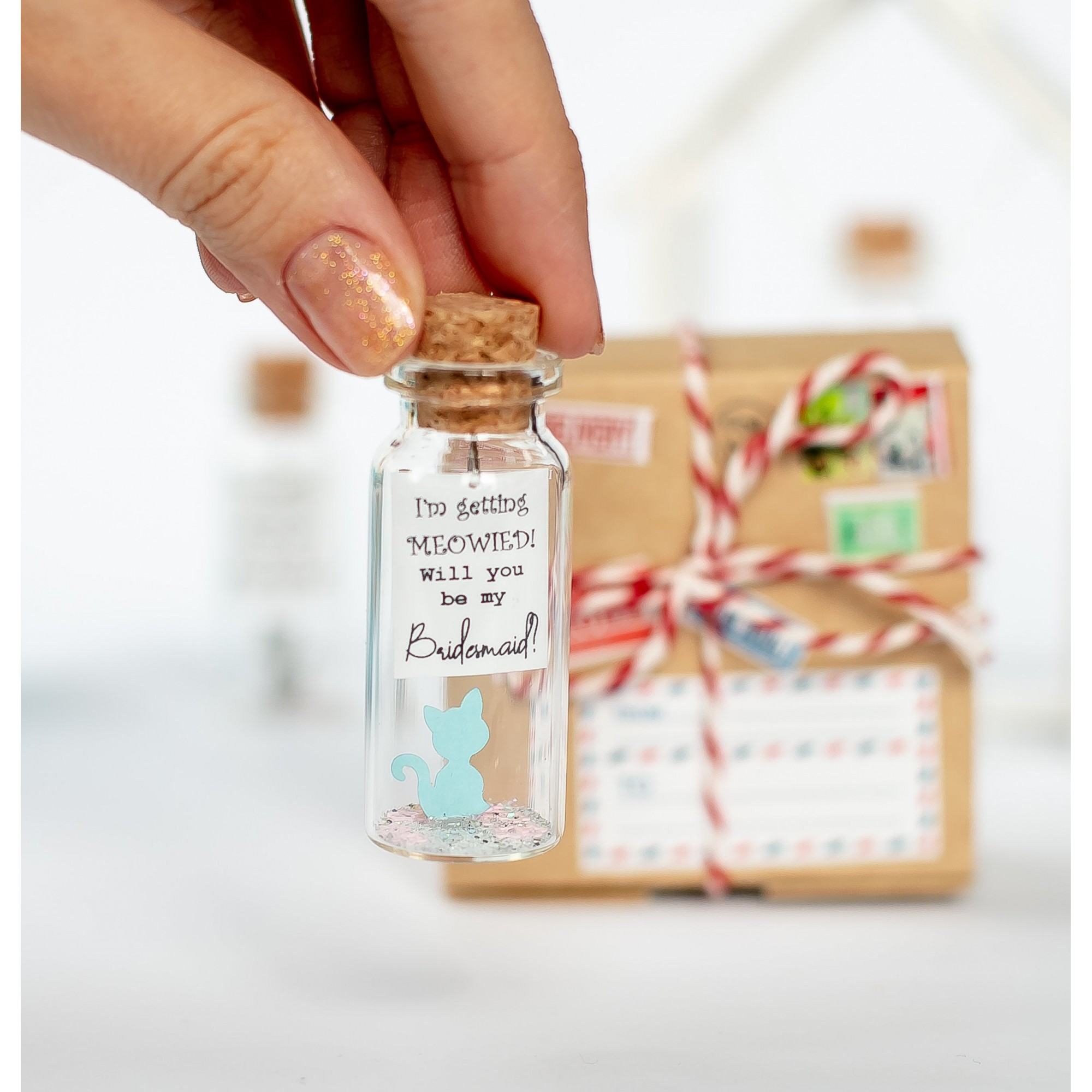 Maid of Honor Proposal Cute Cat Proposal Will you be my Bridesmaid ...