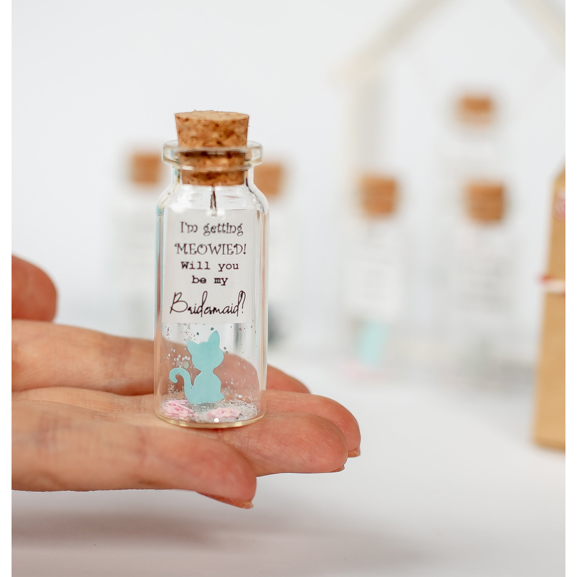 Maid of Honor Proposal Cute Cat Proposal Will you be my Bridesmaid ...