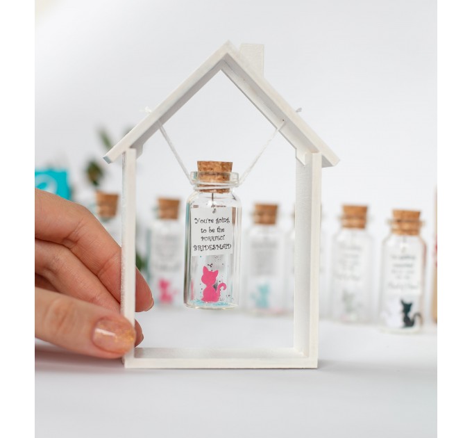 Maid of Honor Proposal Cute Cat Proposal Will you be my Bridesmaid ...