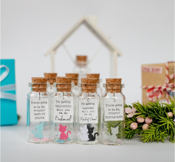 Maid of Honor Proposal Cute Cat Proposal Will you be my Bridesmaid ...